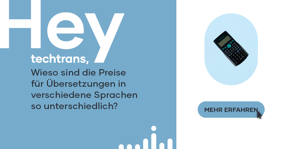Wieso unterscheiden sich Preise für Übersetzungen in diverse Sprachen